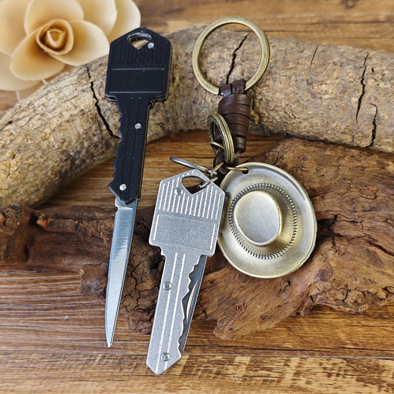 Vintage Western Cowboy Hat Keychain