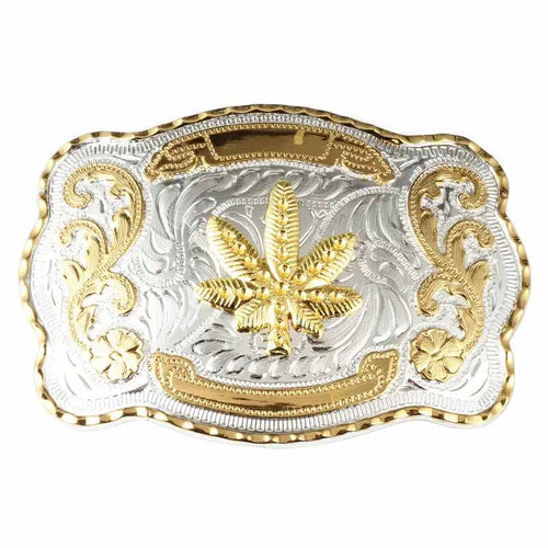 Gold Large Animal Western Belt Buckle for Men