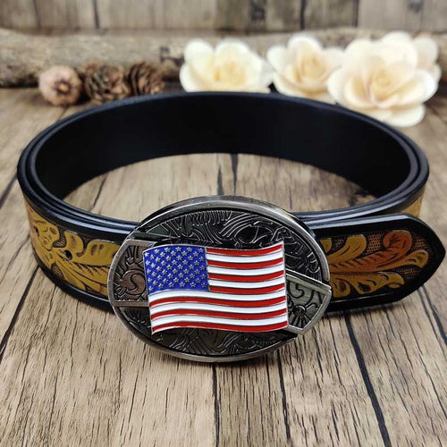 Cool Belt Buckle With Cowboy Country Utility Belt