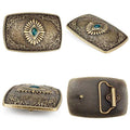 Square Pattern Western Belt Buckle